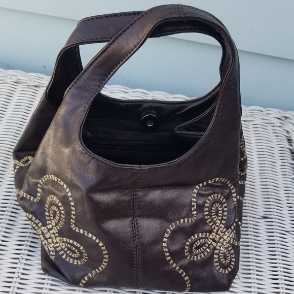 None | Bags | Chocolate Brown Italian Leather Handbag | Poshmark